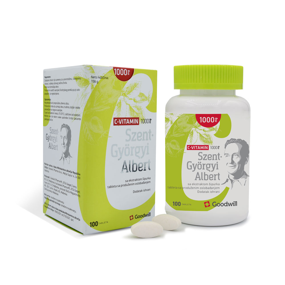 Vitamin C 1000mg tablete sa esktraktom šipurka "Szent Györgyi Albert ...
