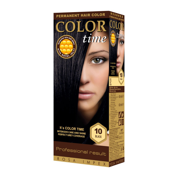 Color time farba za kosu br: 10 Crna