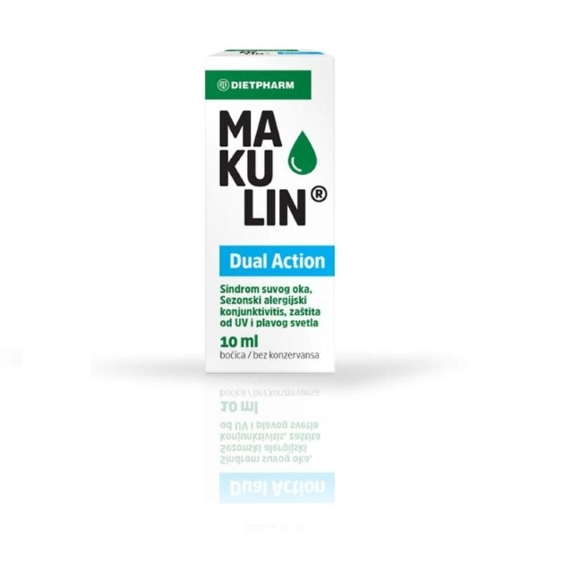 Makulin Dual Action kapi za oči, 10ml