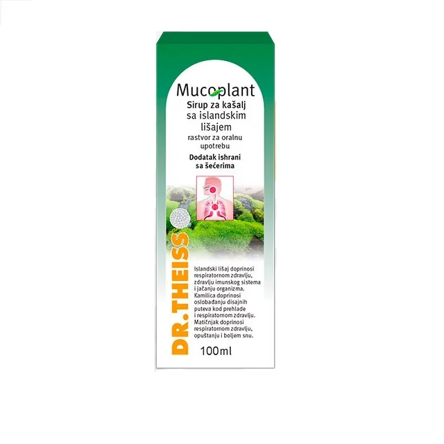 Dr. Theiss Mucoplant sirup za kašalj sa islandskim lišajem, 100ml